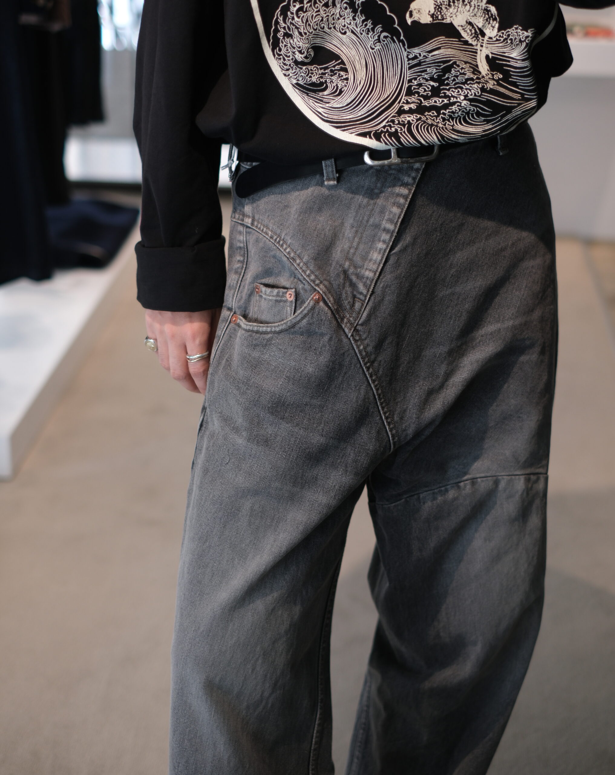 doublet_DISTORTED CUTTING DENIM PANTS - IDIOME オフィシャルサイト